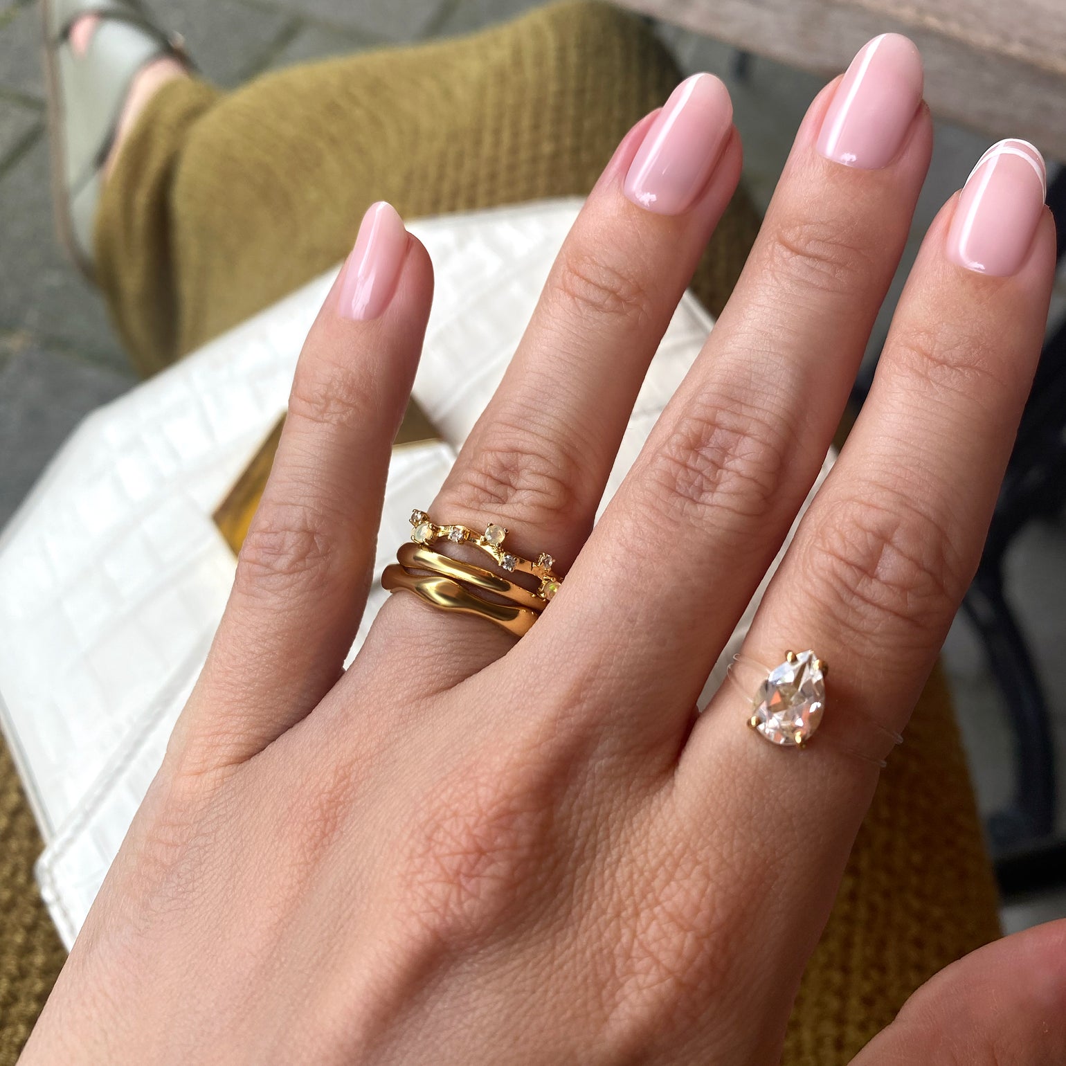 Opal Ring - Stardust Band – Moon Magic