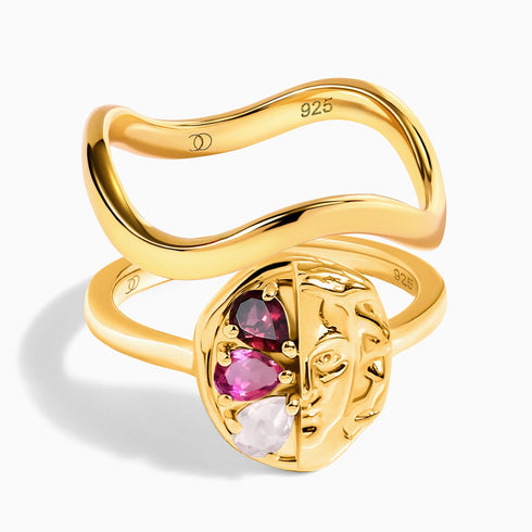 Pink Gradient Ring - Goddess – Moon Magic