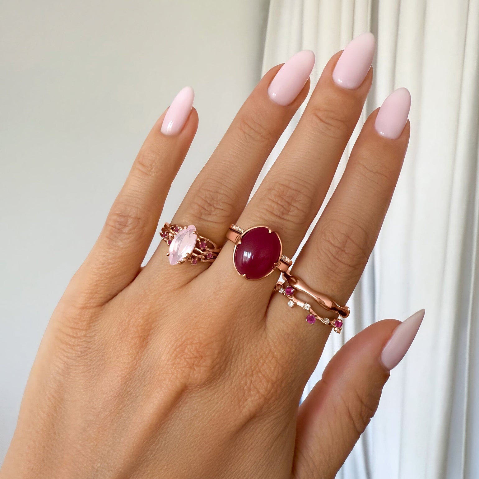Ruby Ring - Stardust Band – Moon Magic