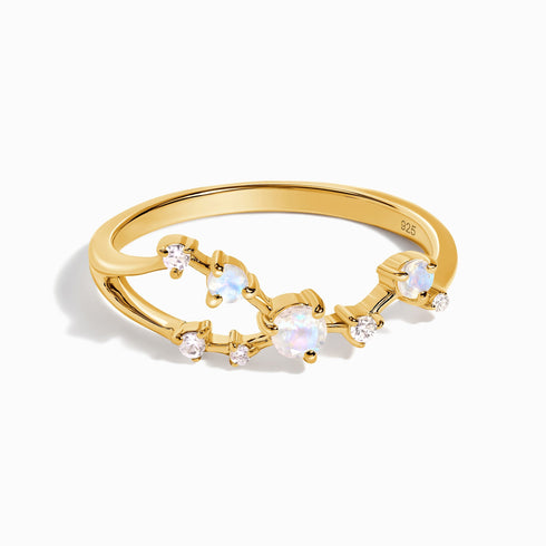 Moonstone Ring - Taurus Zodiac Constellation – Moon Magic