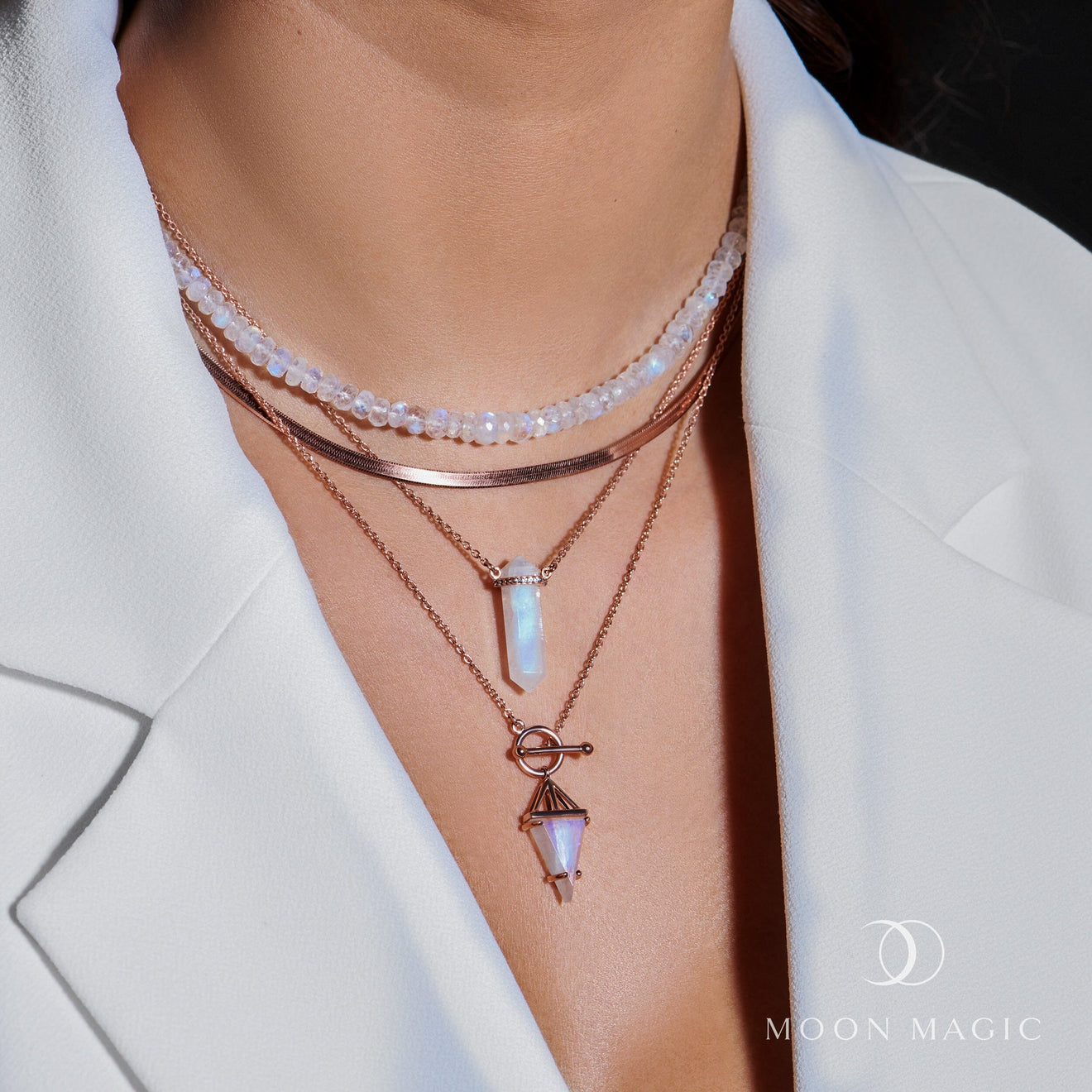 Moonstone Necklace - Heroine T Lock – Moon Magic