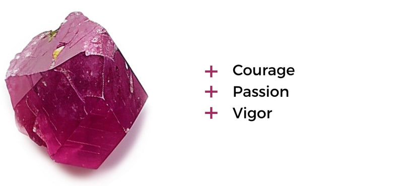 Ruby Necklace - Solitaire – Moon Magic