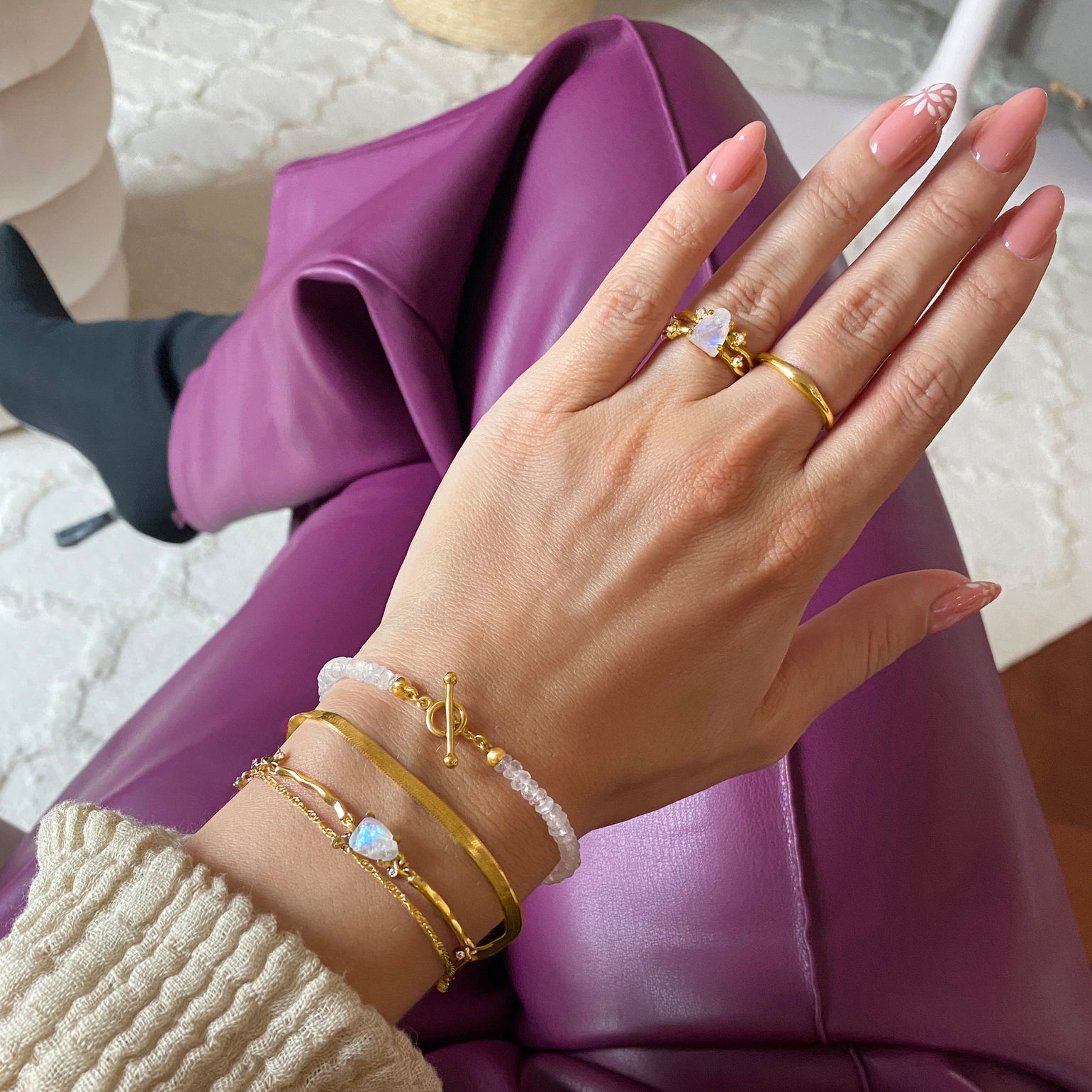 Raw Crystal Bracelet - Flow – Moon Magic