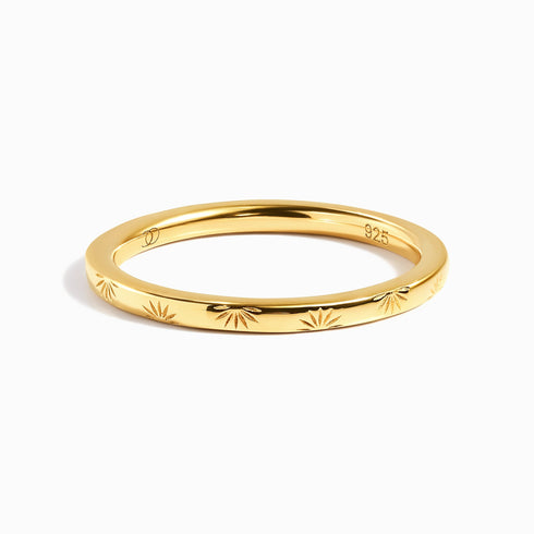 Rose Quartz Ruby Flow Ring - Stardust & Waves Band – Moon Magic
