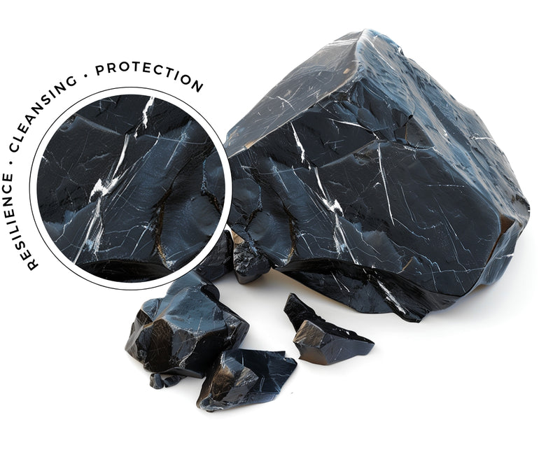 Black Obsidian Necklace - Heroine T Lock – Moon Magic