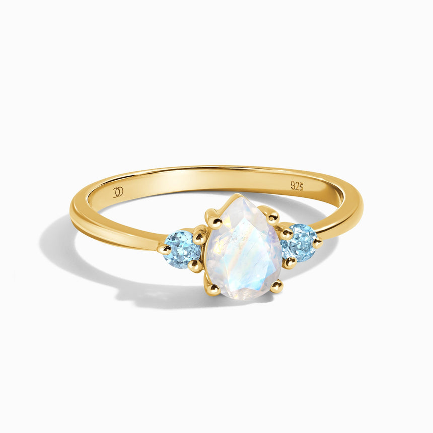 Moonstone Wedding Rings – Moon Magic