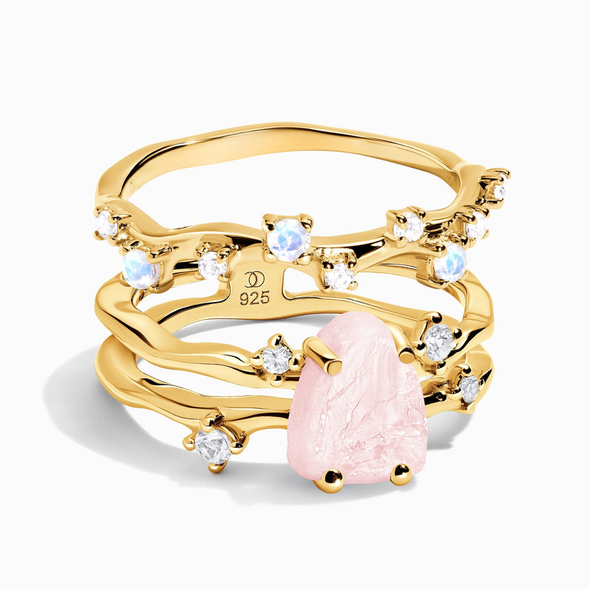 Rose Quartz Jewelry by Moon Magic | Shop Rose Quartz Rings