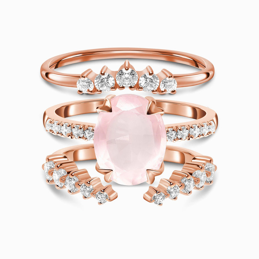 Rose Quartz Jewelry by Moon Magic | Shop Rose Quartz Rings