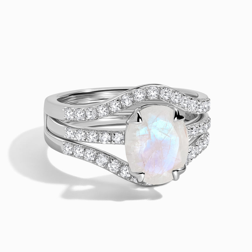 Moonstone Rings by Moon Magic | Worldwide Delivery